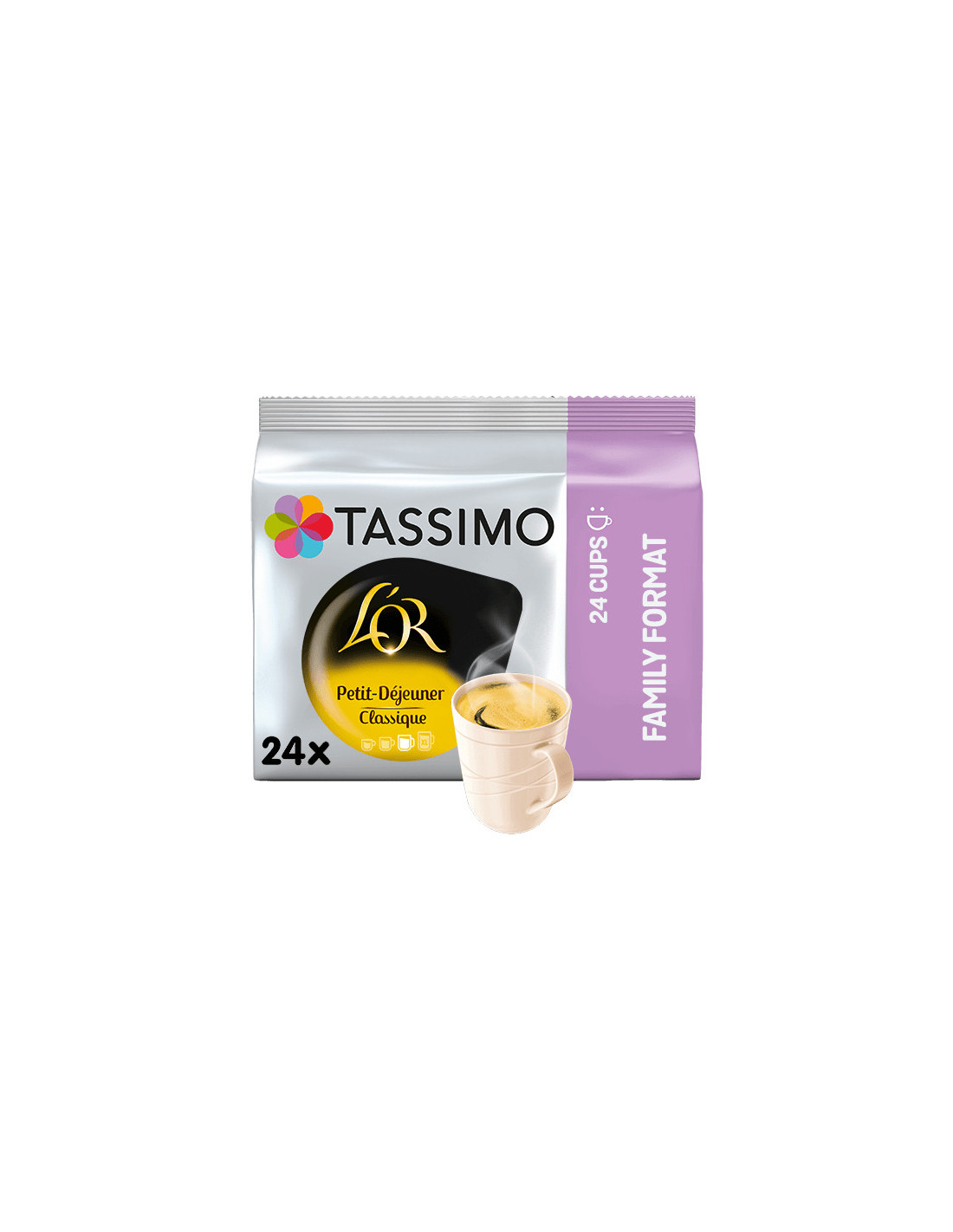 Tassimo L'Or Petit-Déjeuner Classique (Format familial) x24